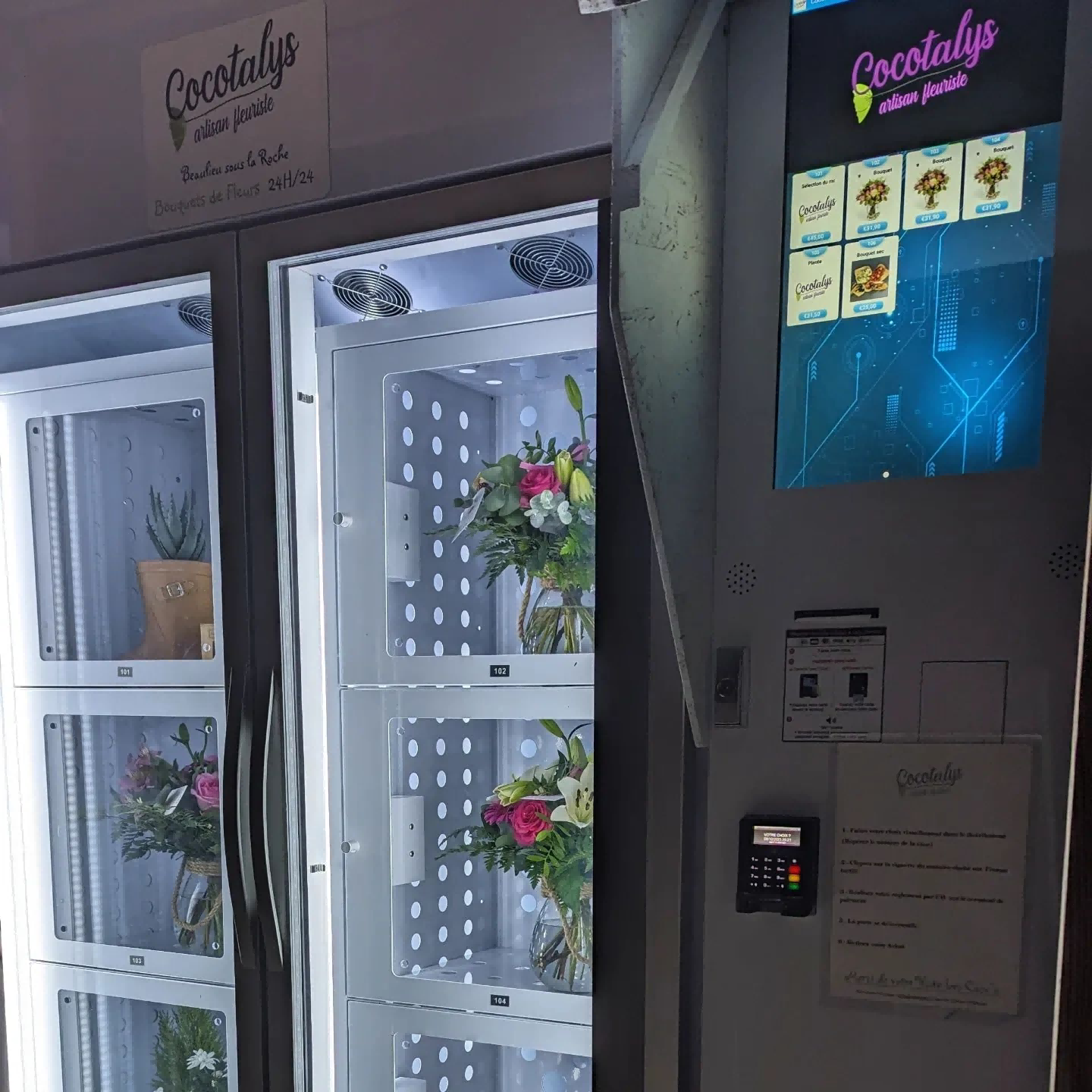Micron Smart Fridge Vending Machine for dachi Snacks